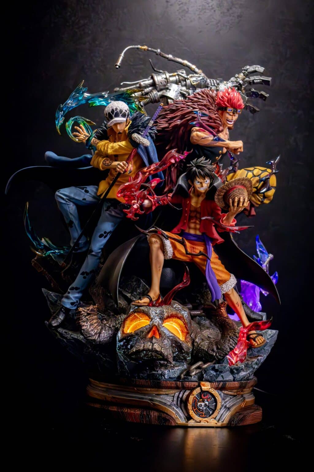 One Piece LX Studio Supernova Trio Luffy Law Kid Resin Statue - Kaioland