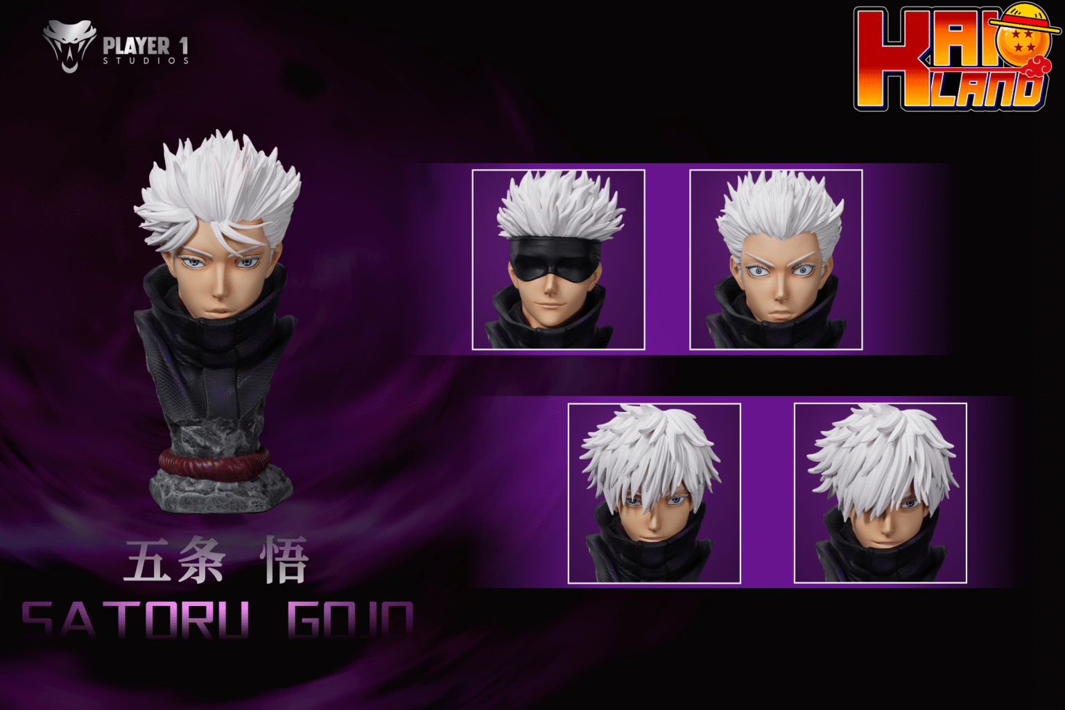 Jujutsu Kaisen Player 1 Gojo Satoru Resin Statue - Kaioland