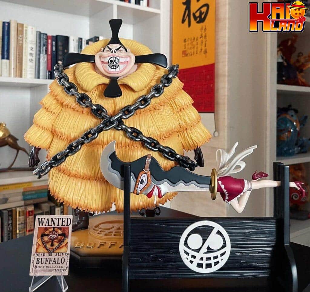 One Piece Stand Studio Buffalo And Baby 5 Resin Statue - Kaioland
