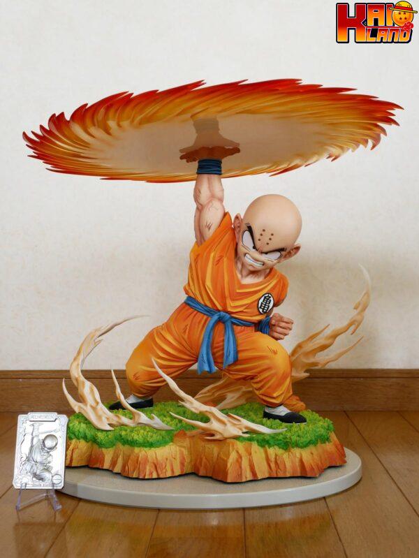 Dragon Ball Clouds Studio Krillin Kienzan Resin Statue - Kaioland