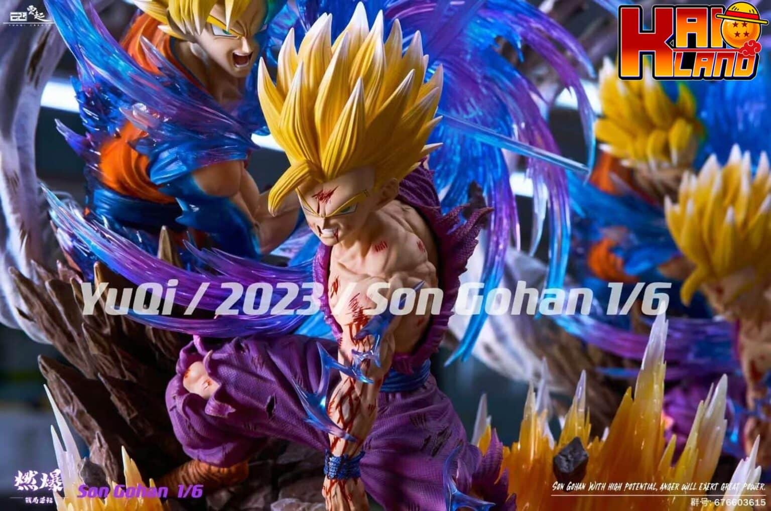 Dragon Ball Yunqi Studio Goku X Gohan Resin Statue - Kaioland