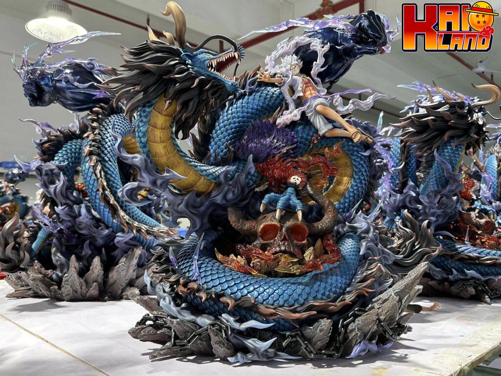One Piece OPM Studio Kaido Vs Luffy Resin Statue - Kaioland