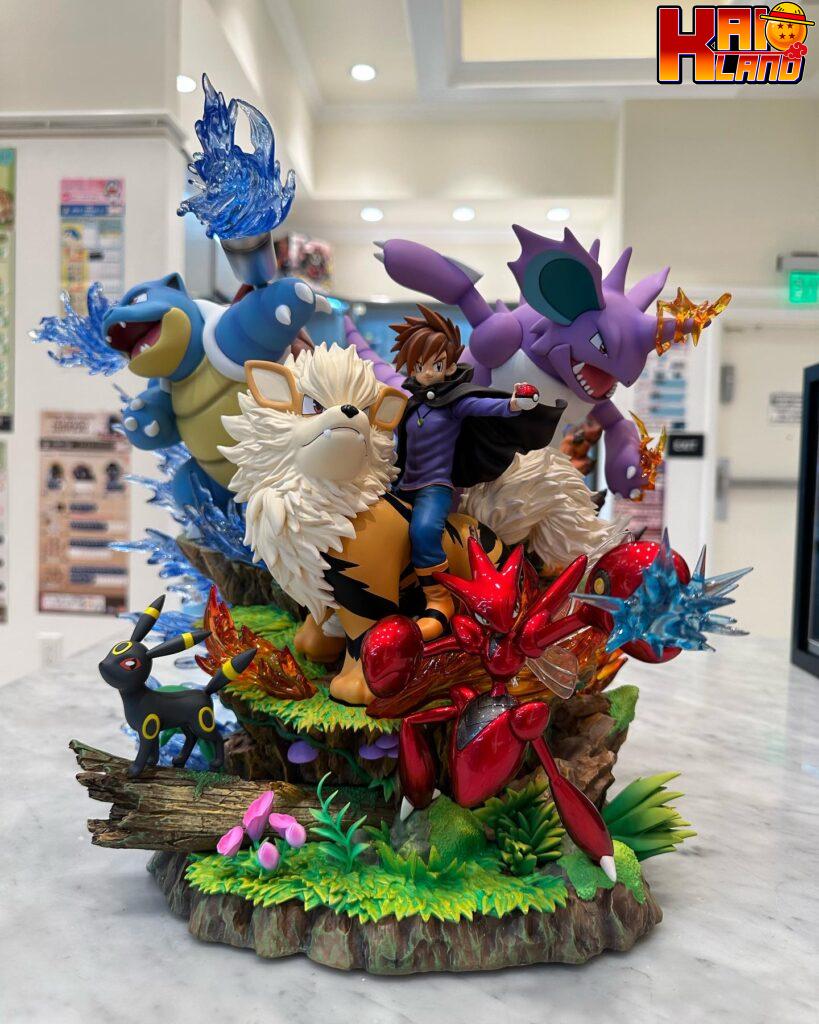 Pokemon EGG Studio Team Blue Oak Resin Statue - Kaioland