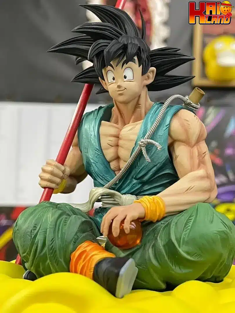 Dragon Ball BT Studio Sitting Goku Resin Statue - Kaioland