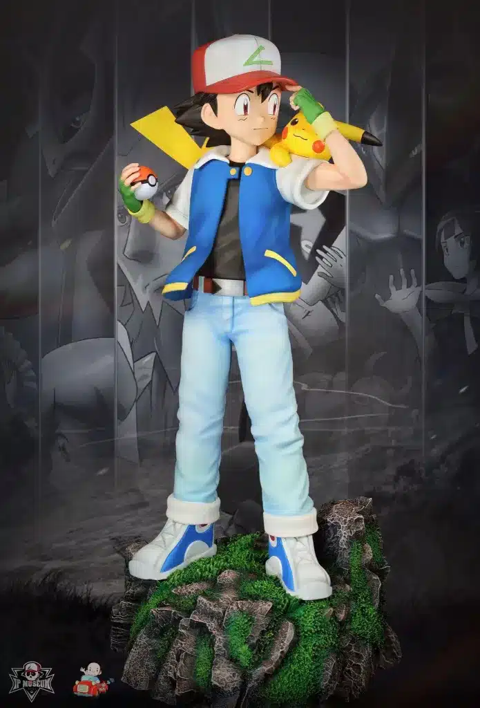Pokemon IP Museum Ash Ketchum Resin Statue - Kaioland