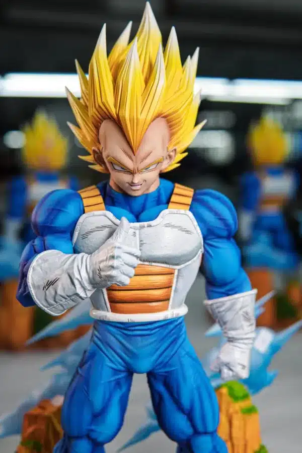 Dragon Ball Clouds Studio Vegeta SSJ Resin Statue - Kaioland