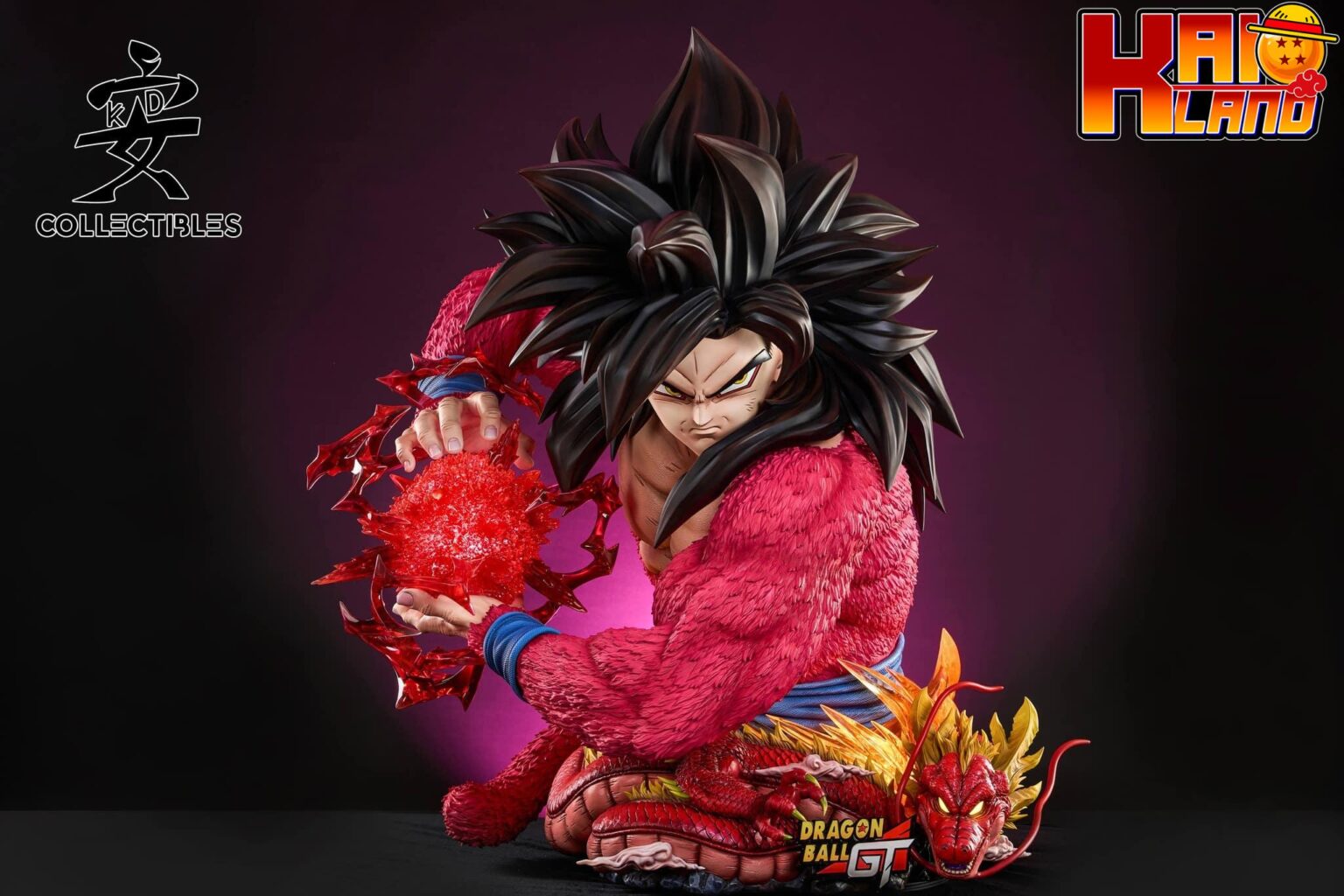 Dragon Ball KDC Goku Vegeta SSJ4 Bust Resin Statue - Kaioland