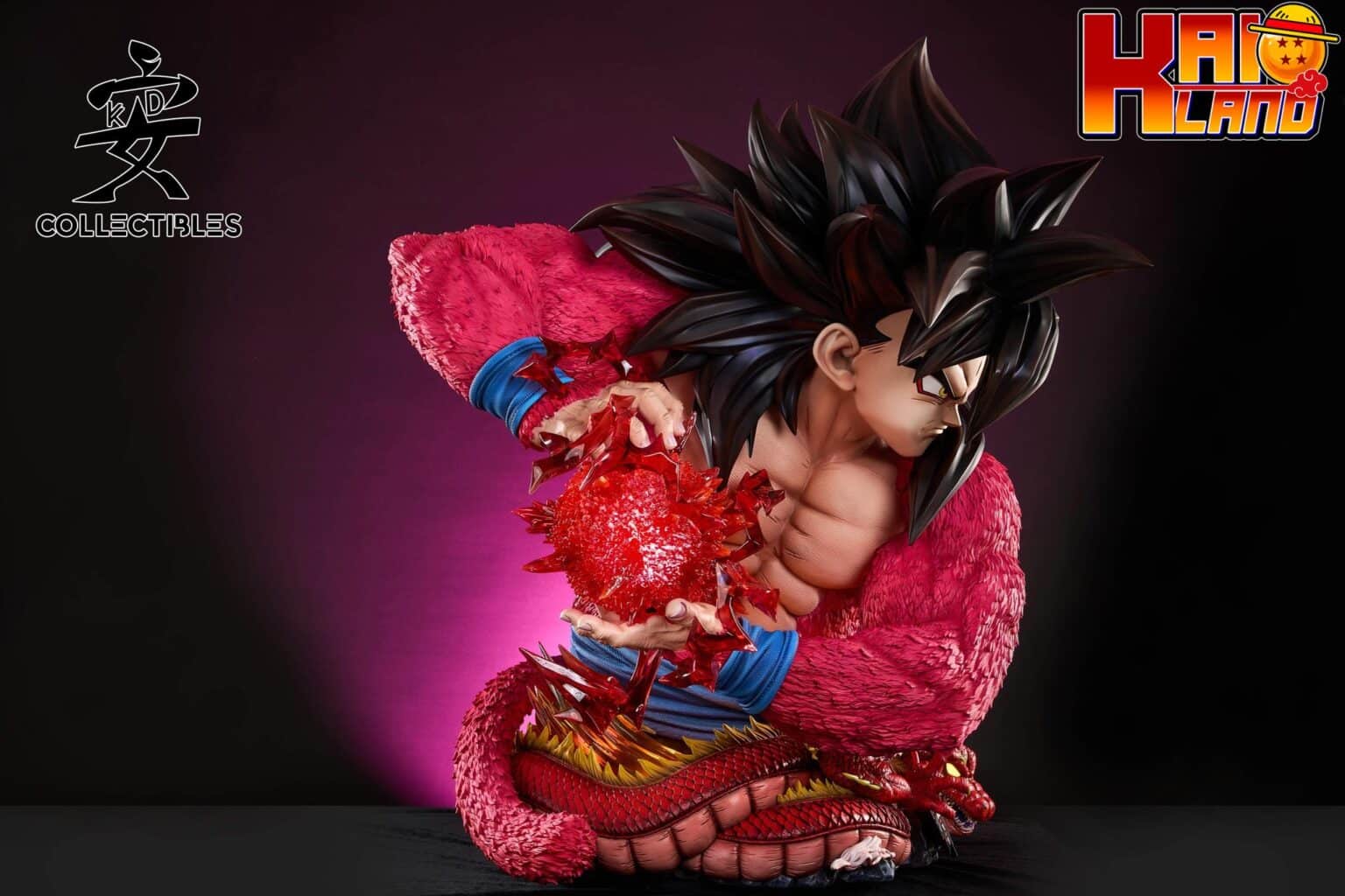 Dragon Ball KDC Goku Vegeta SSJ4 Bust Resin Statue - Kaioland