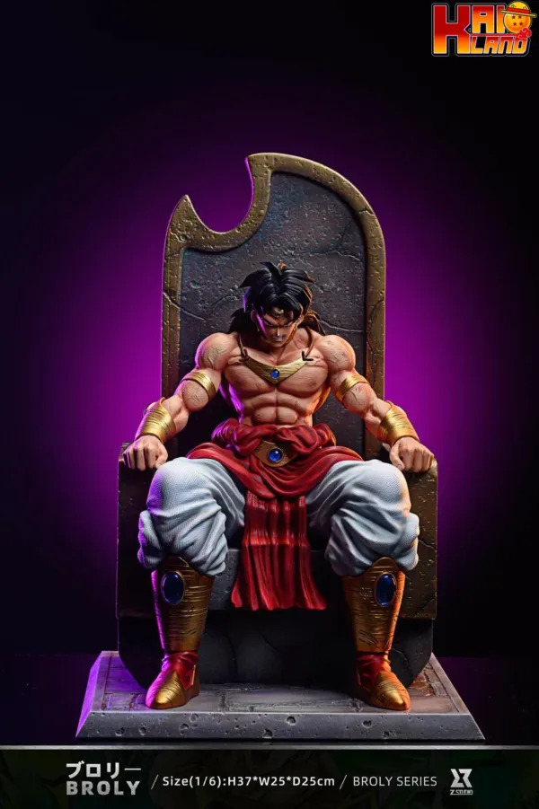 Dragon Ball Z Studio Sitting Broly Resin Statue - Kaioland