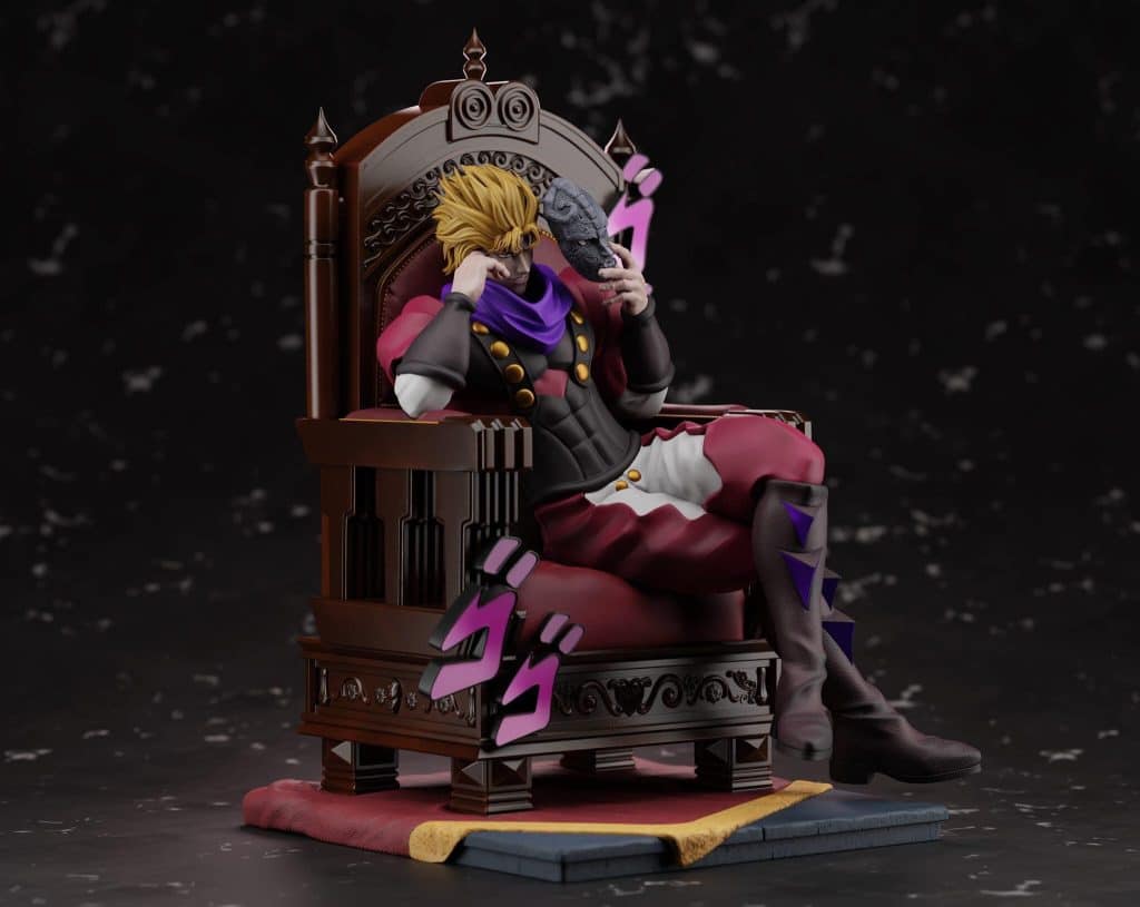 Jojo Bizarre Adventure PLAYER 1 STUDIO Dio Brando Resin Statue - Kaioland