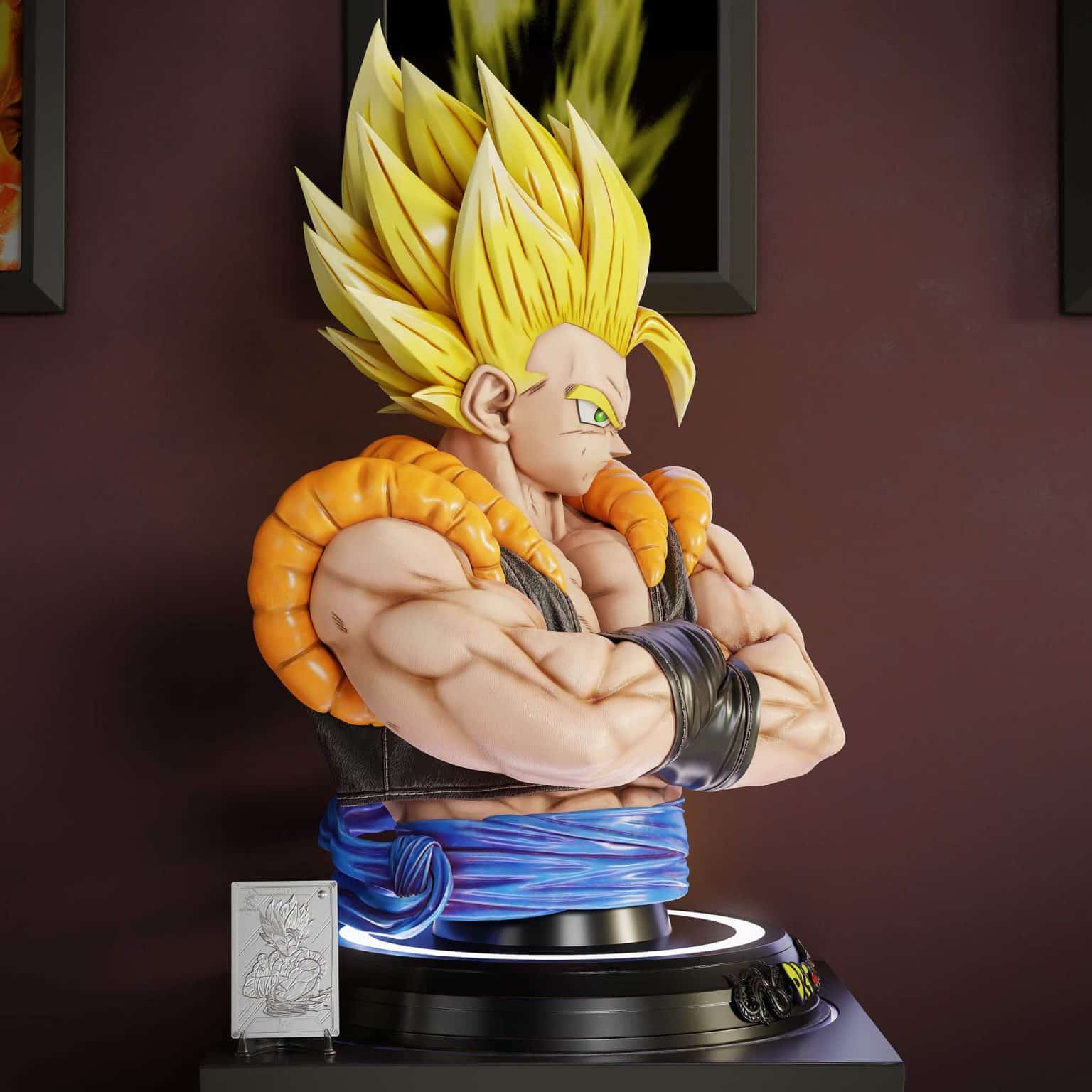 Dragon Ball KDC Gogeta SSJ Bust Resin Statue - Kaioland