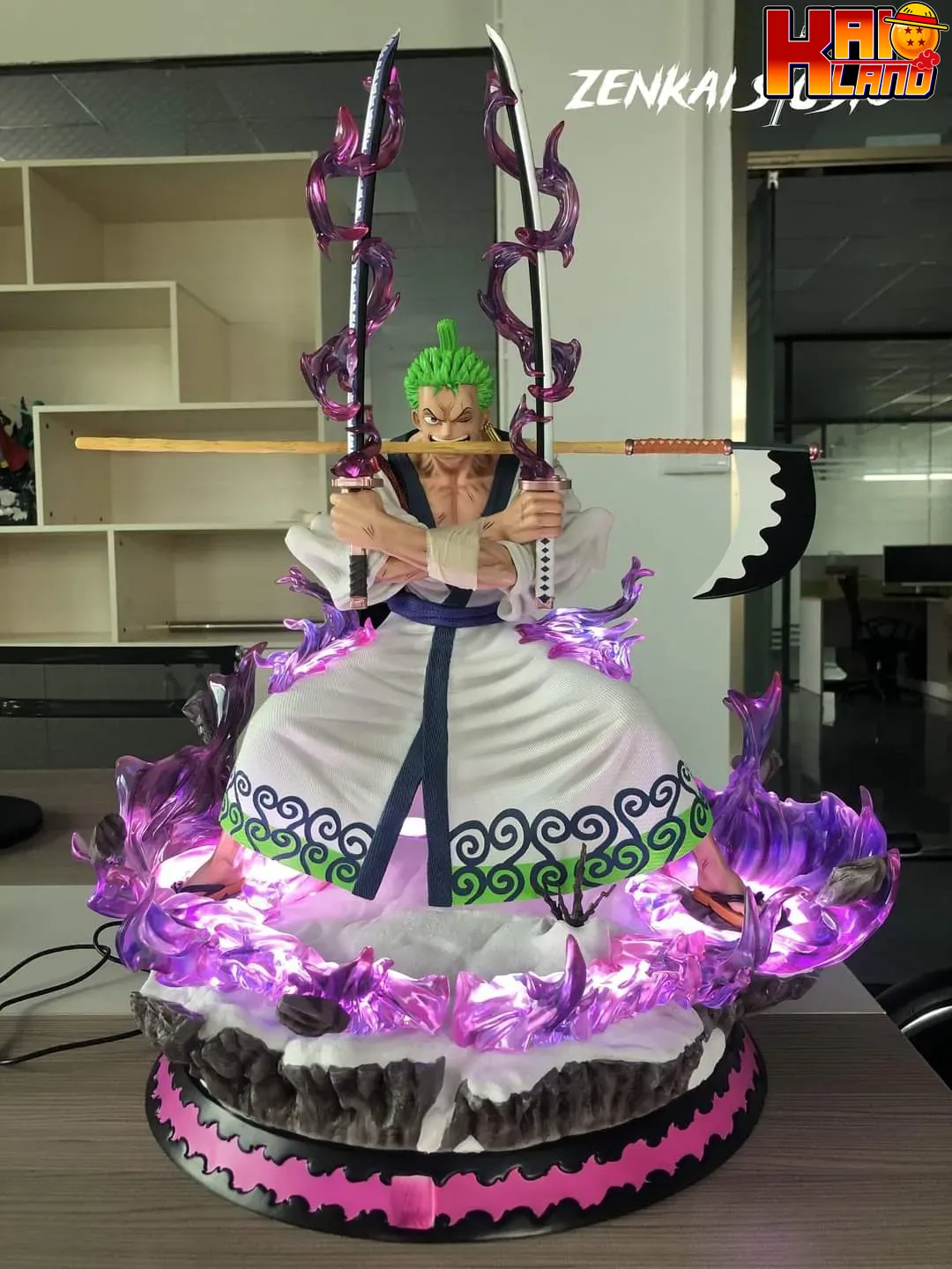 One Piece Zenkai Studio Roronoa Zoro Onigiri-Harzstatue – Kaioland