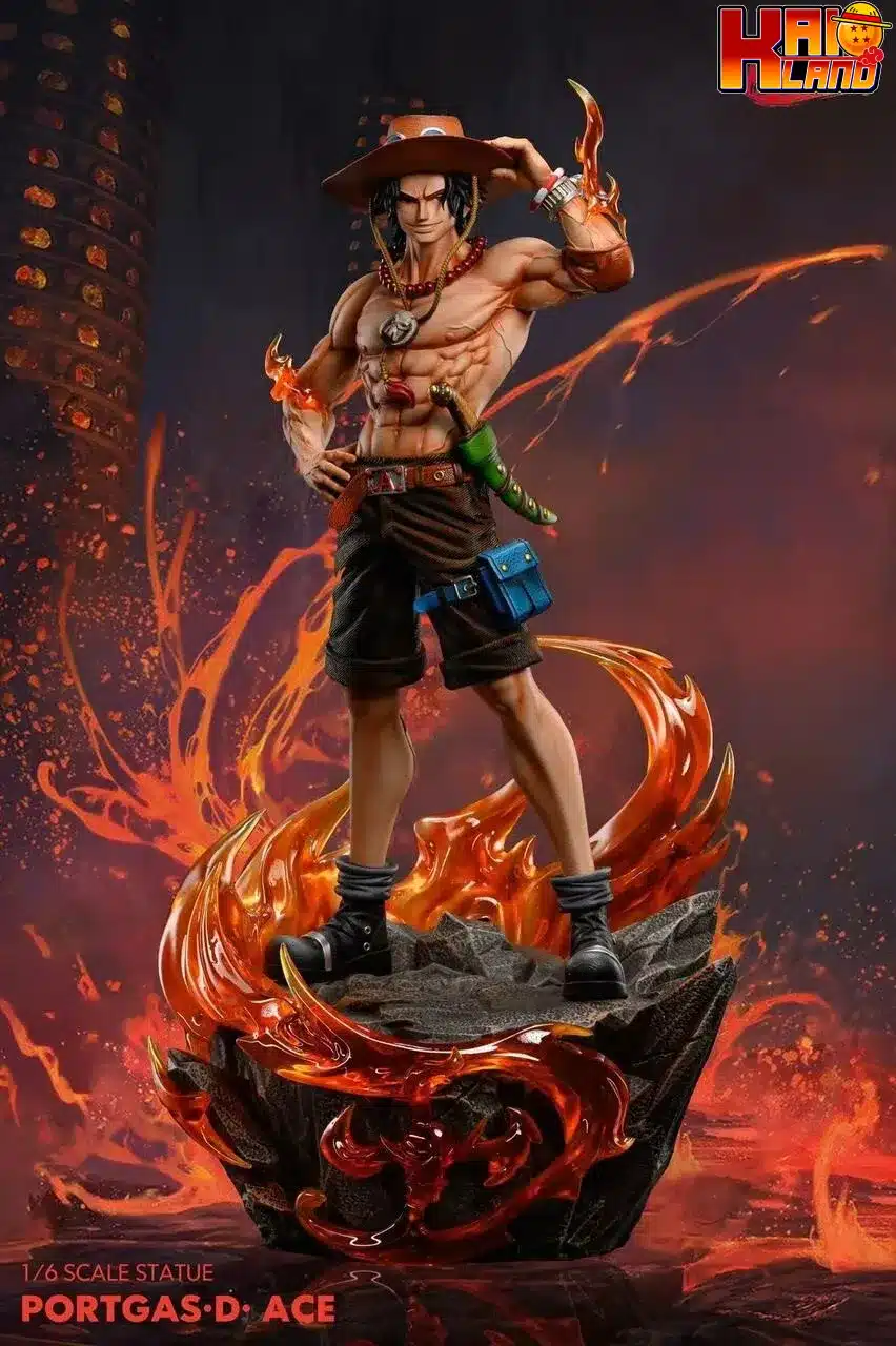 One Piece HB Studio Ace Resin Statue - Kaioland