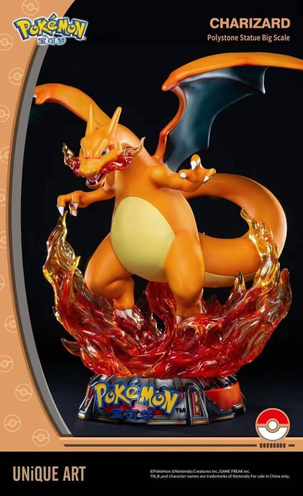 Pokemon Unique Art Charizard Licensed Resin Statue - Kaioland