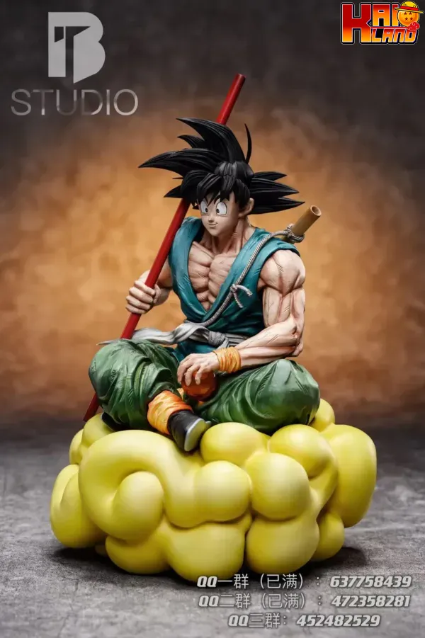 Dragon Ball BT Studio Sitting Goku Resin Statue - Kaioland