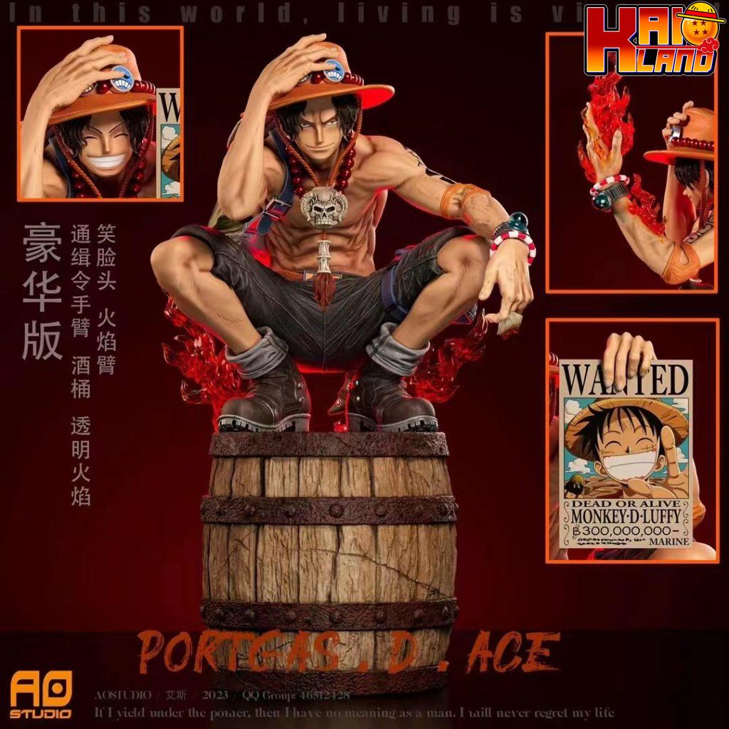 One Piece AO Studio Ace Resin Statue - Kaioland