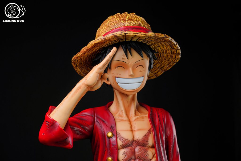One Piece Licking Dog Small Luffy Resin Statue - Kaioland