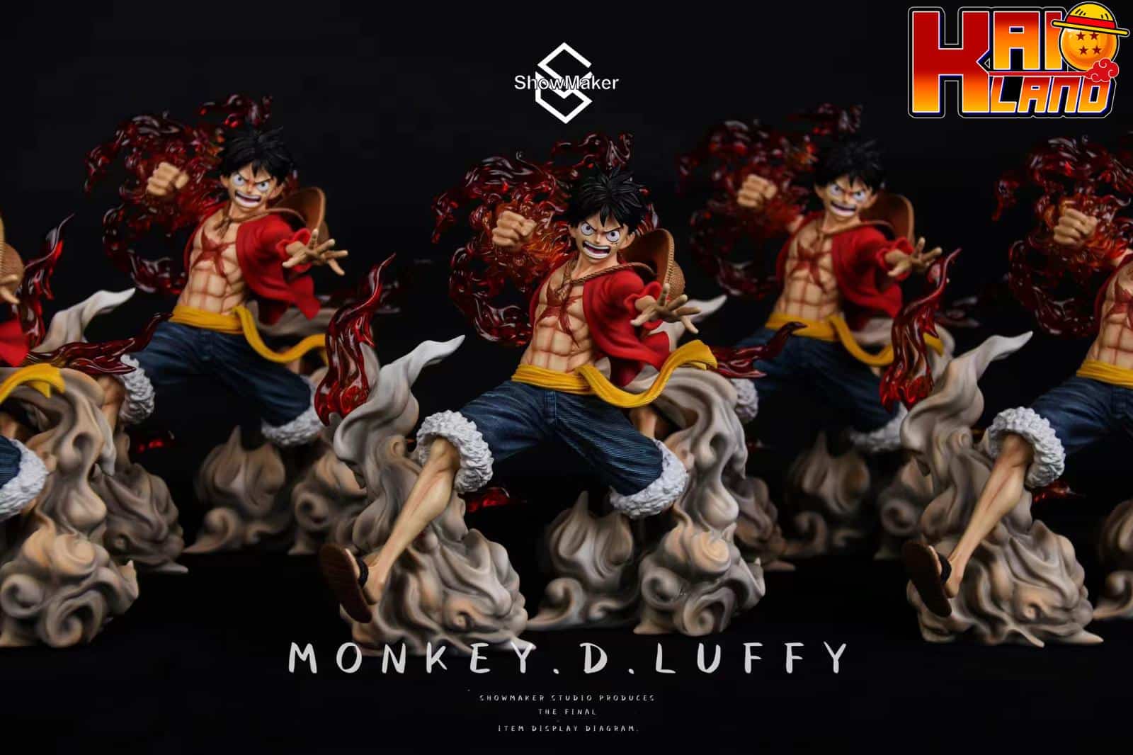 One Piece ShowMaker Studio Red Hawk Luffy Resin Statue - Kaioland