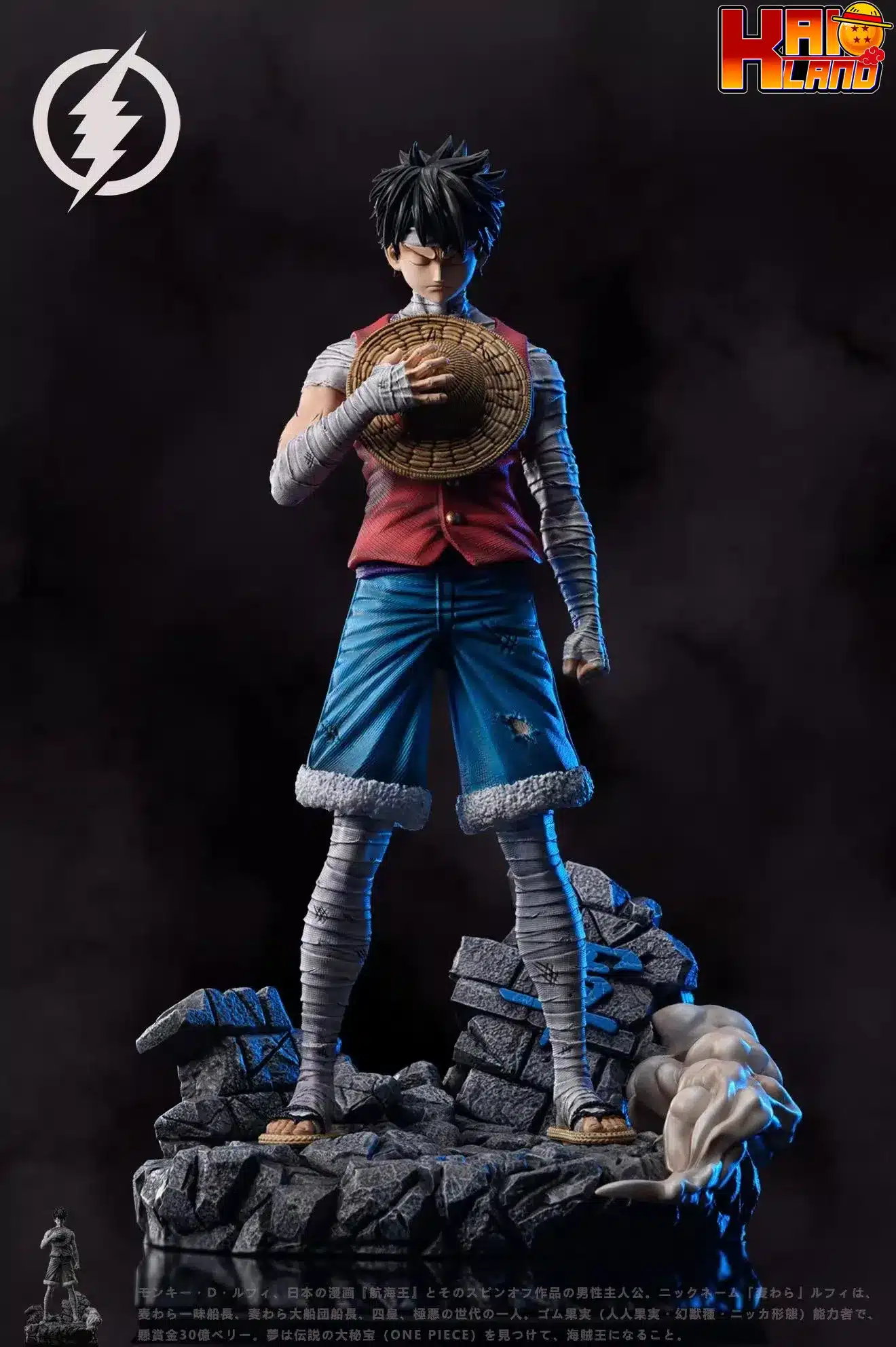 One Piece Lightning Studio Monkey D.Luffy Resin Statue - Kaioland