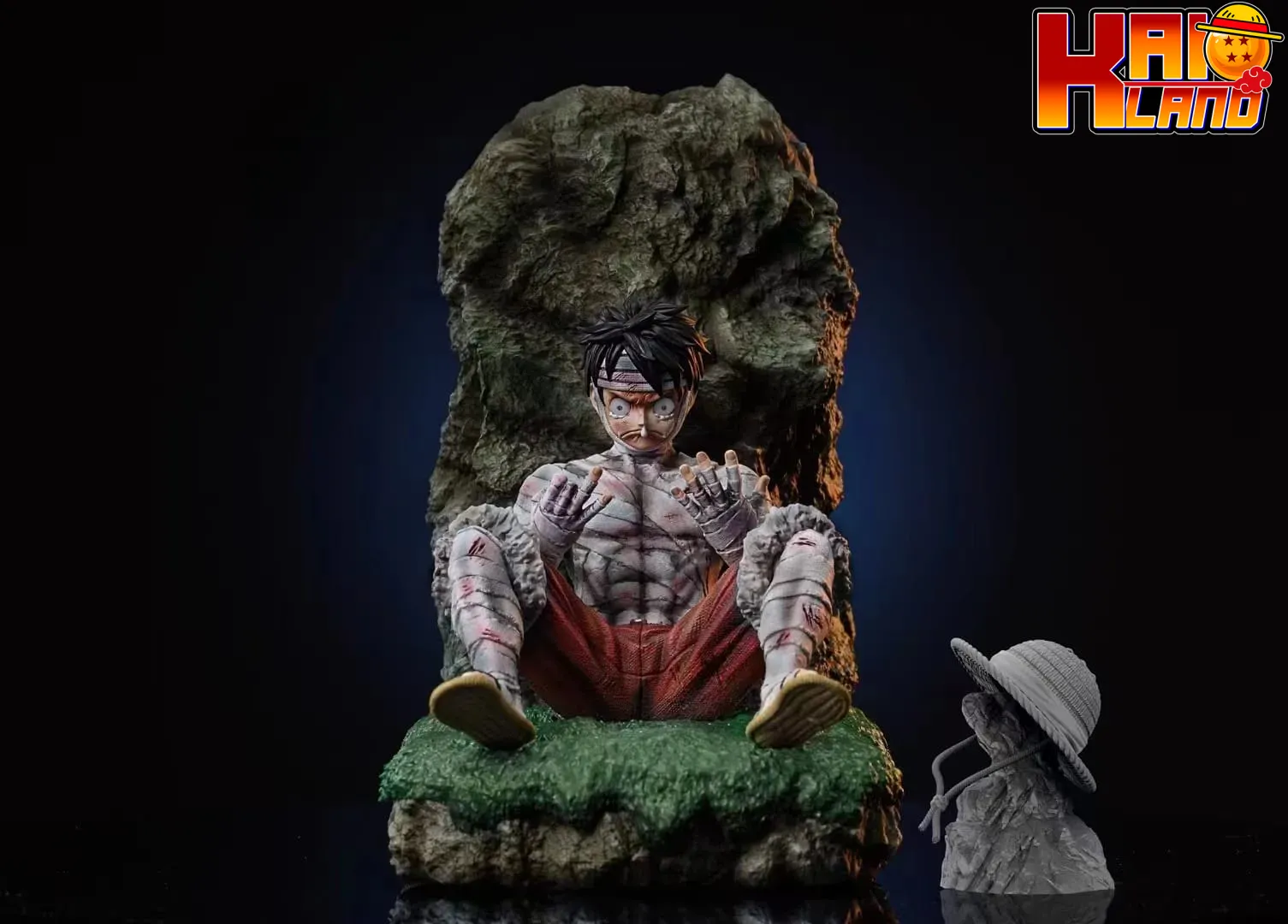 One Piece Wifi Studio Luffy Damaged Resin Statue - Kaioland