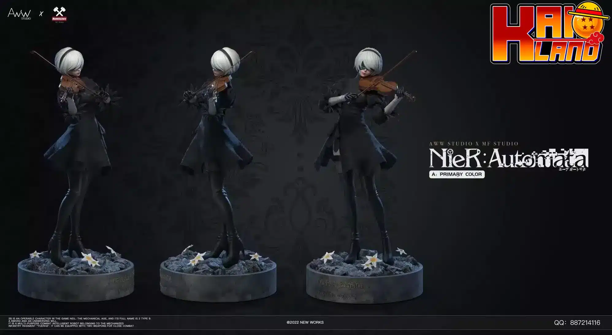 NieR:Automata ManuFacture Studio Yorha Resin Statue - Kaioland
