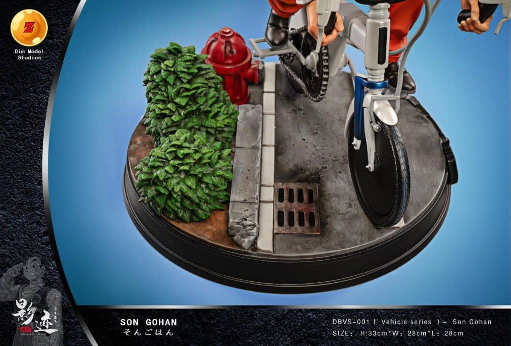 Dragon Ball DIM Studio Gohan Bike Resin Statue - Kaioland
