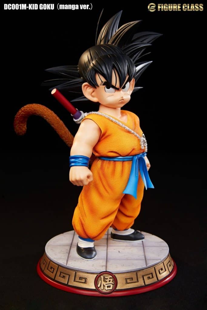 Dragon Ball Figure Class Kid Goku Orange And Red Resin Statue - Kaioland