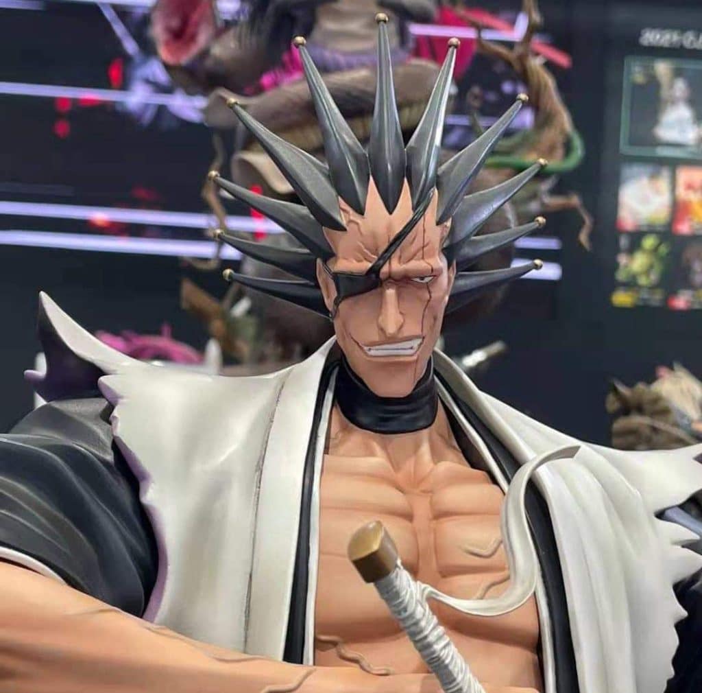 Bleach Iron Kite Zaraki Kenpachi Licensed Resin Statue - Kaioland