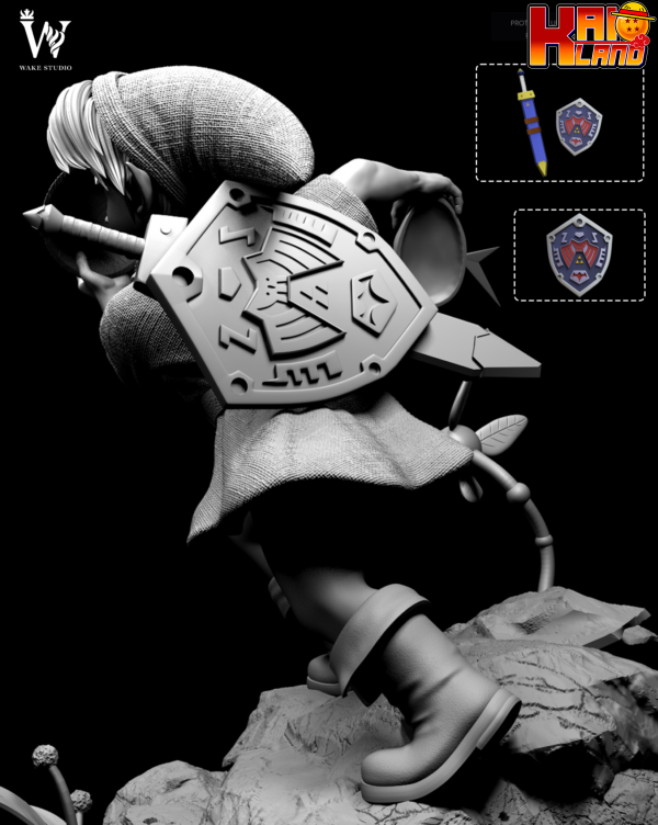 The Legend Of Zelda Wake Studio Link Resin Statue - Kaioland