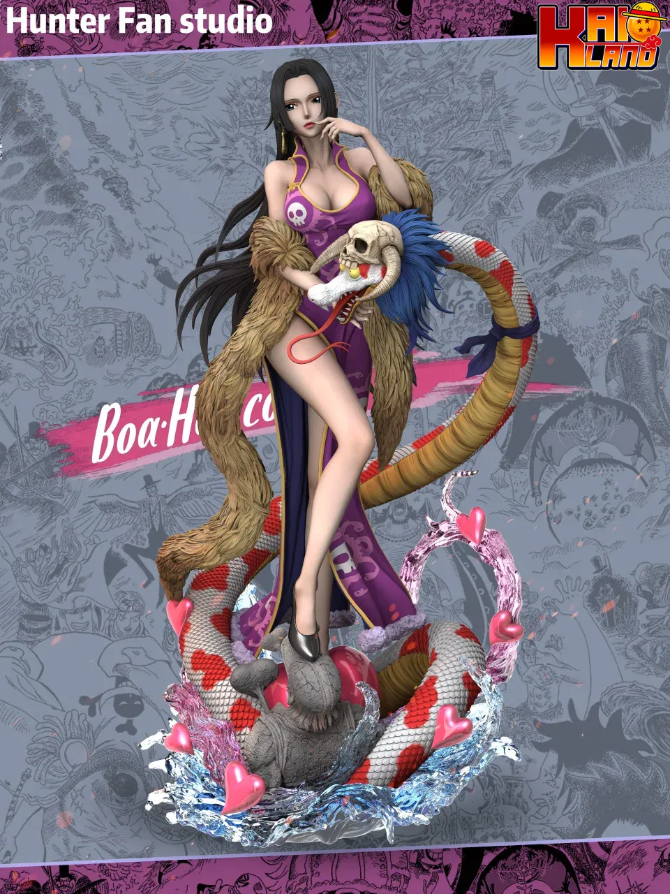 Statua in resina Boa di One Piece Hunter Fan Studio - Kaioland