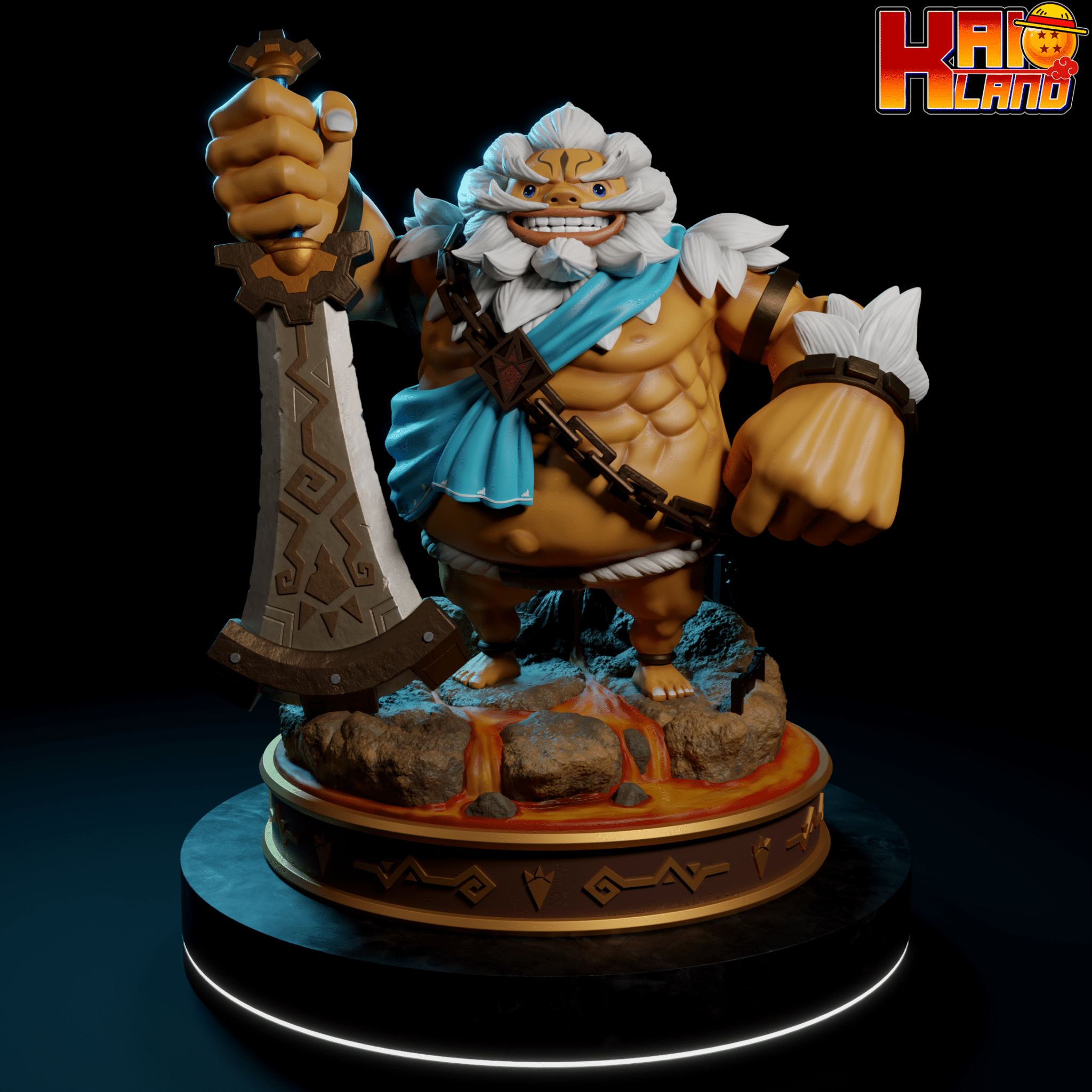 The Legend Of Zelda Kintsukuroi Creations Daruk Resin Statue - Kaioland