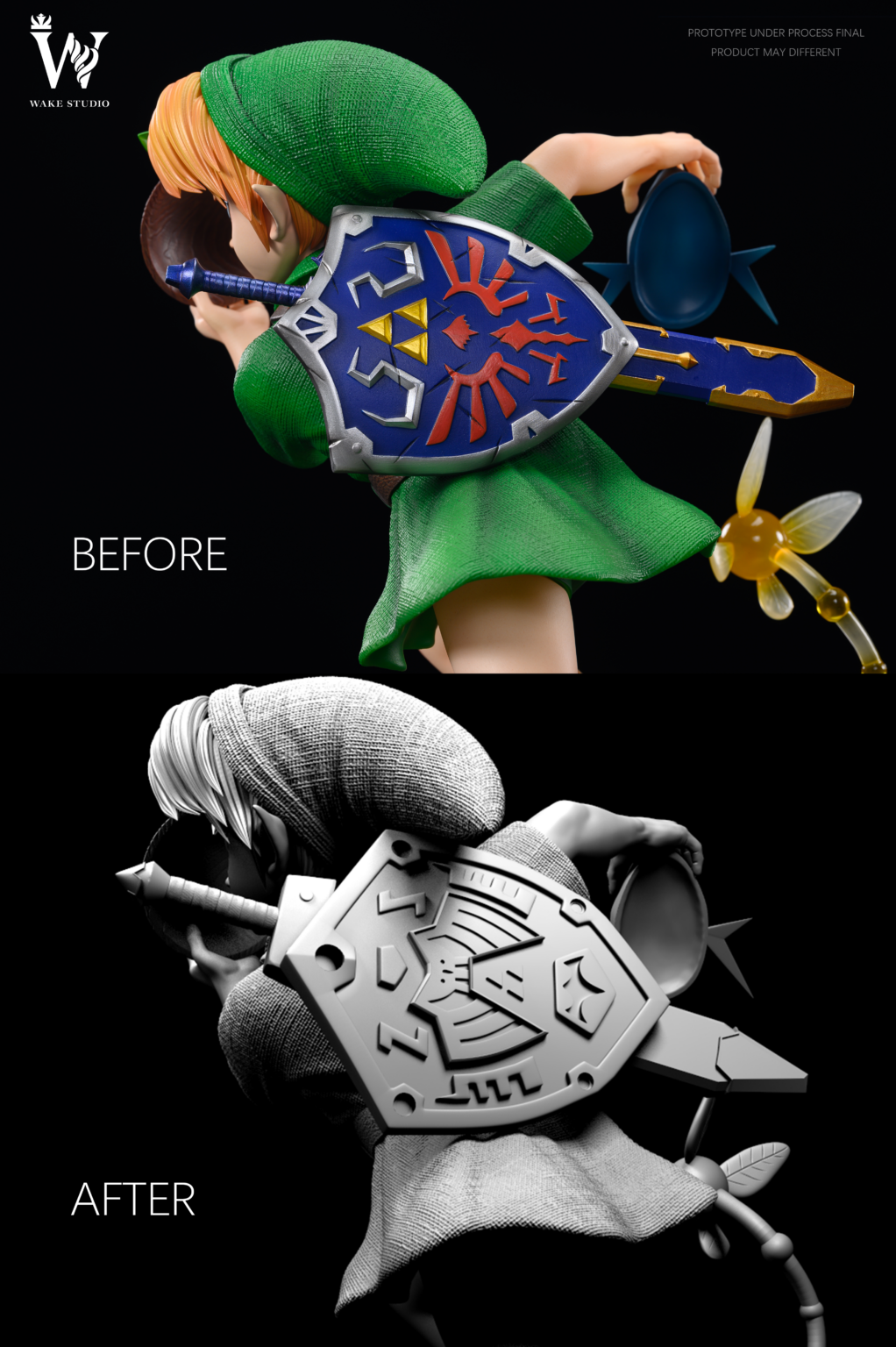 The Legend Of Zelda Wake Studio Link Resin Statue - Kaioland