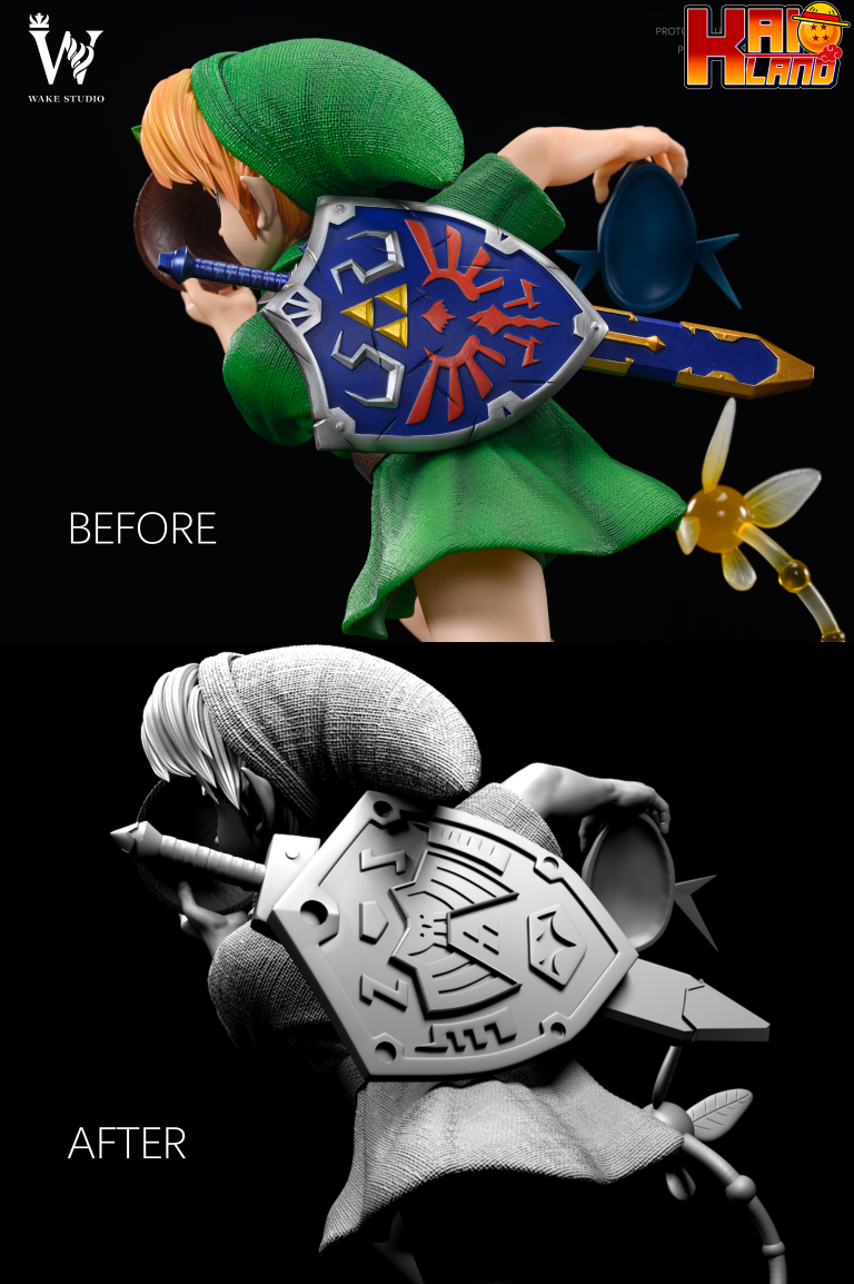 The Legend Of Zelda Wake Studio Link Resin Statue - Kaioland