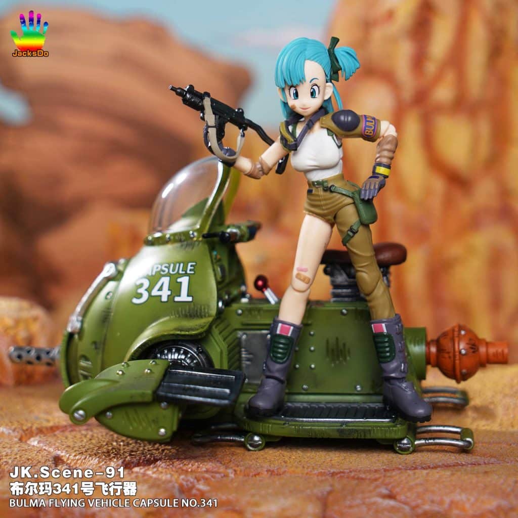 Dragon Ball JacksDo Studio Bulma Flying Vehicle CAPSULE N 341 Resin ...