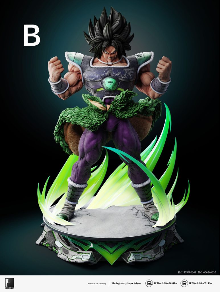 Dragon Ball Last Sleep Studio Broly Resin Statue - Kaioland