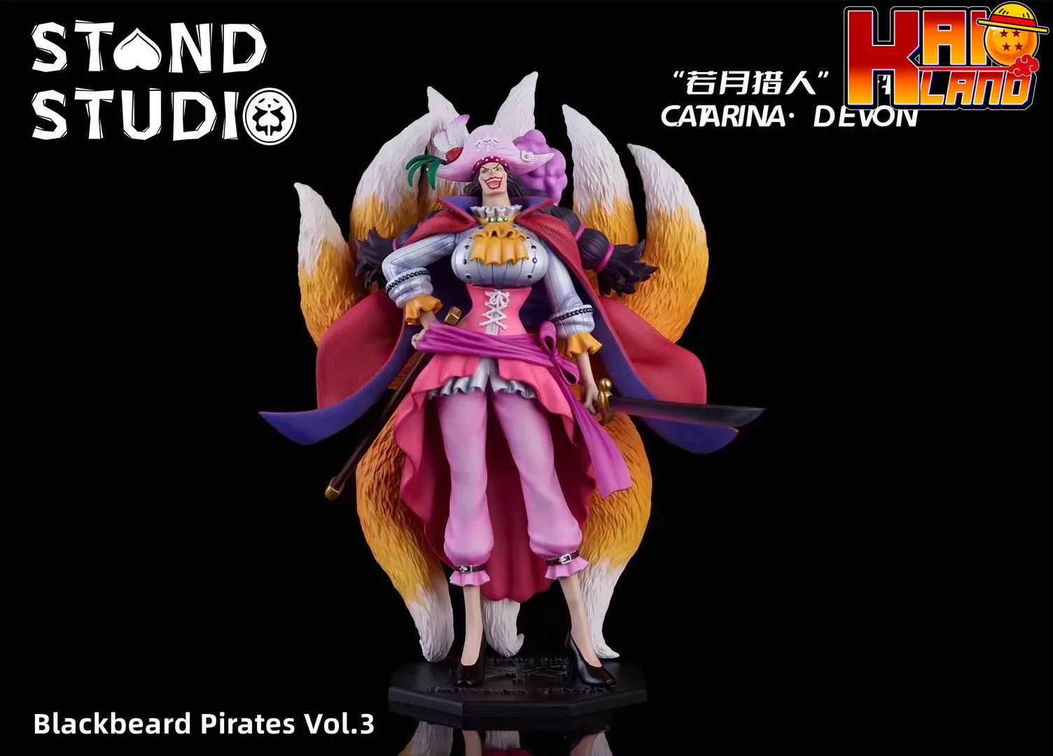 One Piece Stand Studio Catarina Devon Fox Form Resin Statue - Kaioland