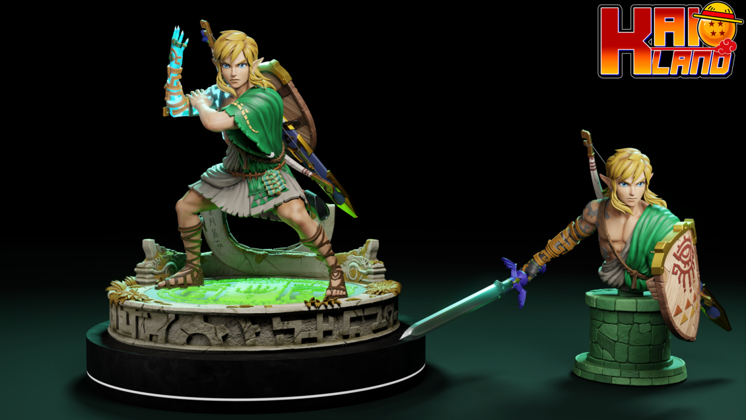The Legend Of Zelda Kintsukuroi Creations Link Totk Resin Statue - Kaioland