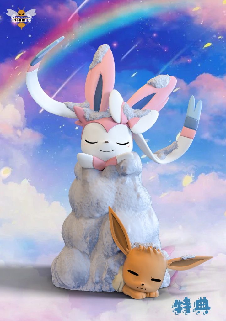 Pokemon Wasp Studio Team Rabbit Resin Statue - Kaioland