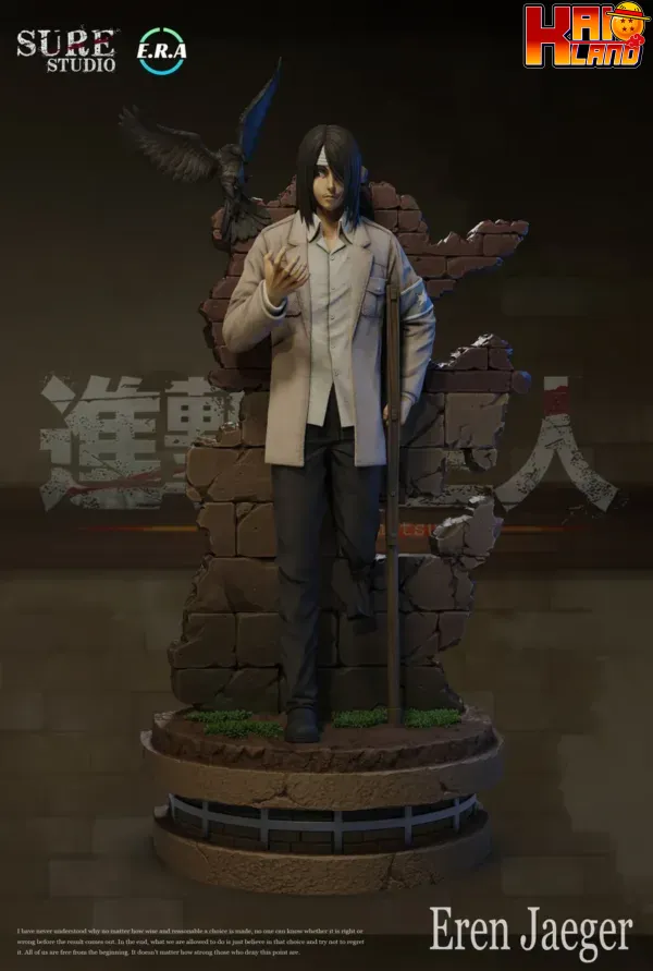 Attack On Titan Sure X E.R.A Studio Eren X Zeke Resin Statue - Kaioland
