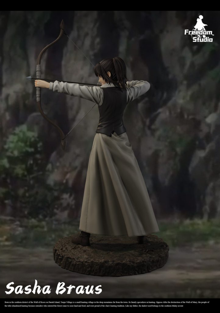 Attack On Titan Freedom Studio Sasha Braus Resin Statue - Kaioland