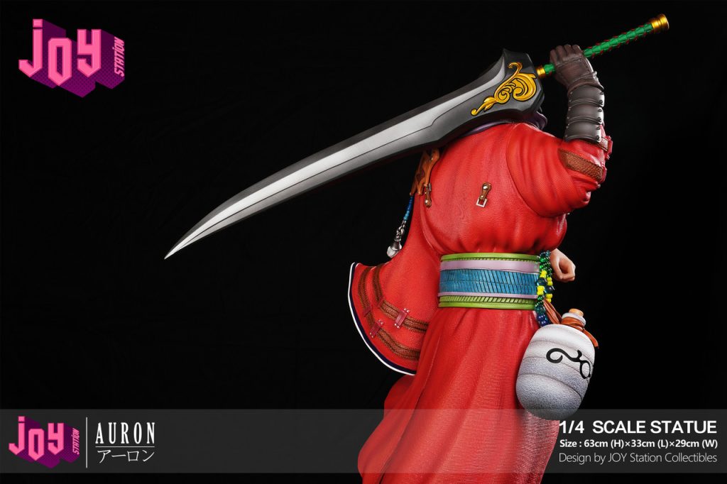 Final Fantasy X JOY Station FFX Auron Resin Statue - Kaioland