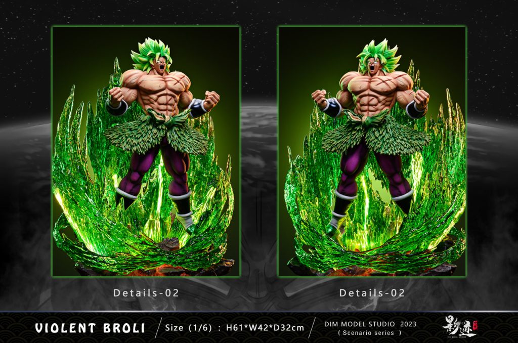 Dragon Ball DIM Studio Broly Resin Statue - Kaioland