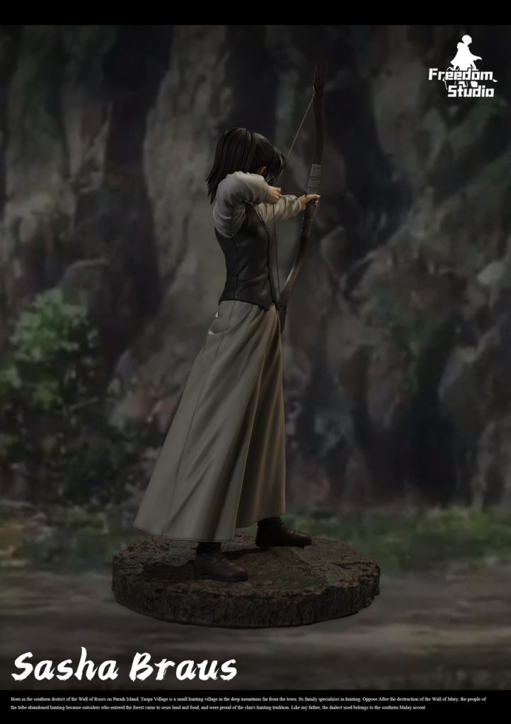 Attack On Titan Freedom Studio Sasha Braus Resin Statue - Kaioland