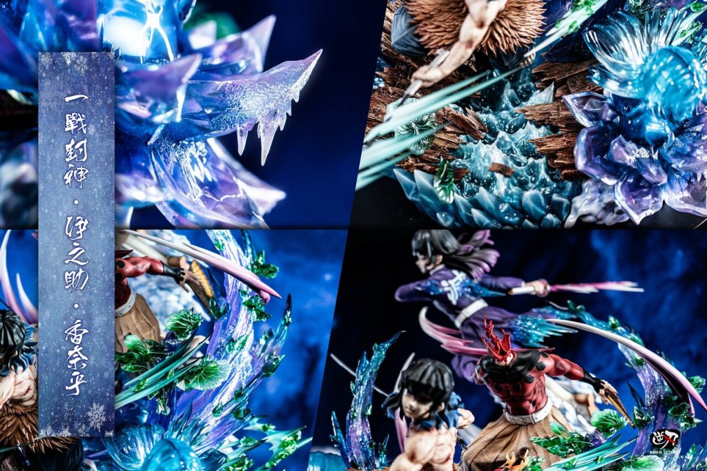 Kimetsu No Yaiba Niren Studio Hashibira Inosuke X Tsuyuri Kanao Resin ...