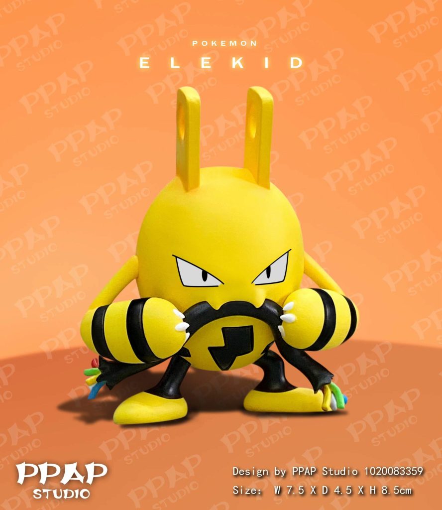Pokemon PPAP Studio Pikachu X Elekid Evolution Resin Statue - Kaioland