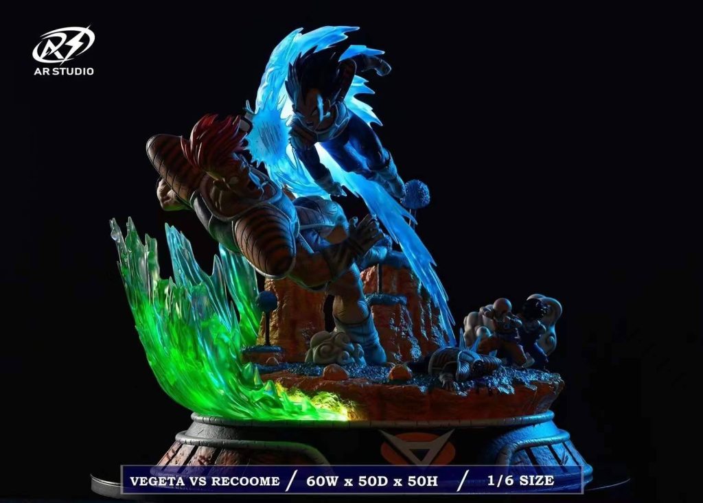 Dragon Ball AR Studio Vegeta Vs Recoome Resin Statue - Kaioland
