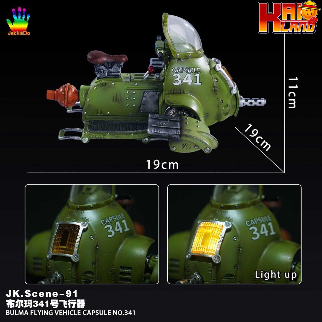 Dragon Ball JacksDo Studio Bulma Flying Vehicle CAPSULE N 341 Resin ...