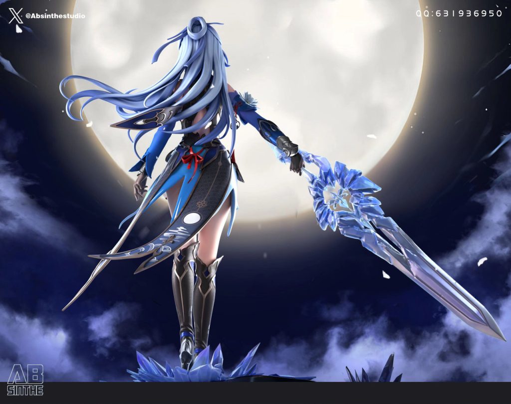 Honkai Star Rail ABsinthe Studio Jingliu Resin Statue - Kaioland
