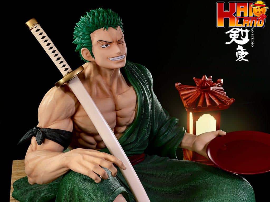 One Piece Di Tai She Zoro Sitting Resin Statue - Kaioland