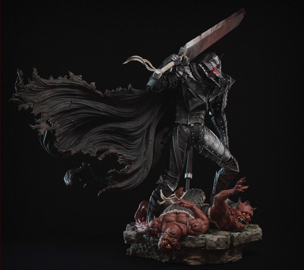 Berserk Player 1 Studio Guts Berserker Resin Statue - Kaioland
